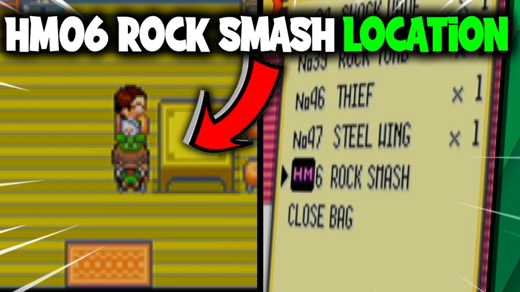 How to Get HM Rock Smash in Pokémon Emerald - Play Tan
